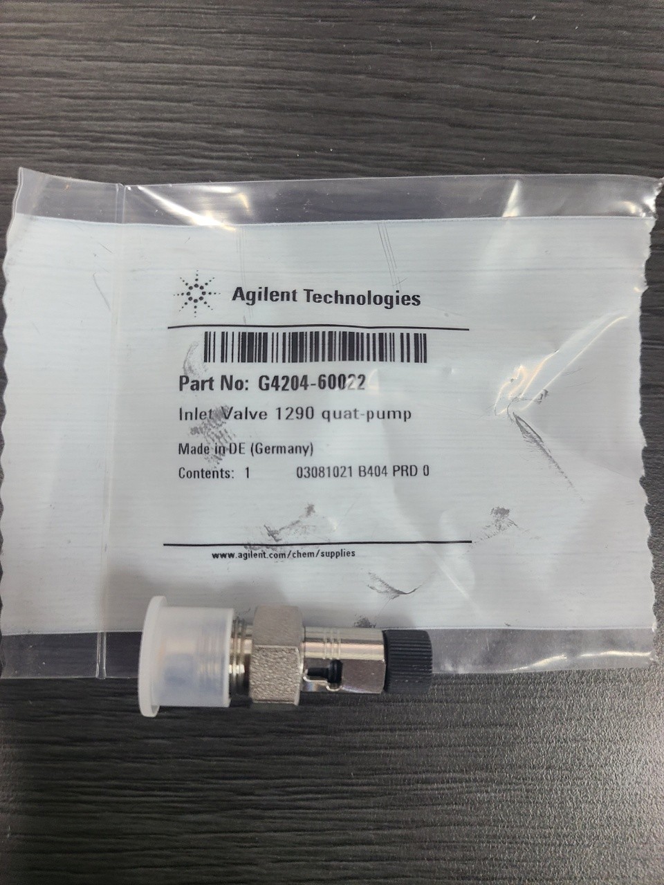 G4204-60022 Inlet Valve 1290 quat-pump 교체주기 및 고장원인