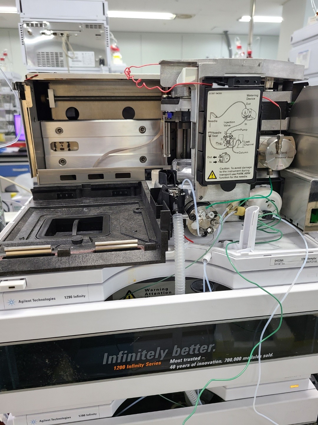 HPLC initializing fail